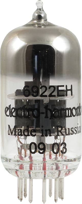 Vacuum Tube - 6922 / E88CC, Electro-Harmonix, Gold Pins | Reverb