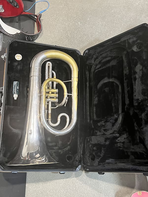 Jupiter Quantum Marching Euphonium - Silver | Reverb