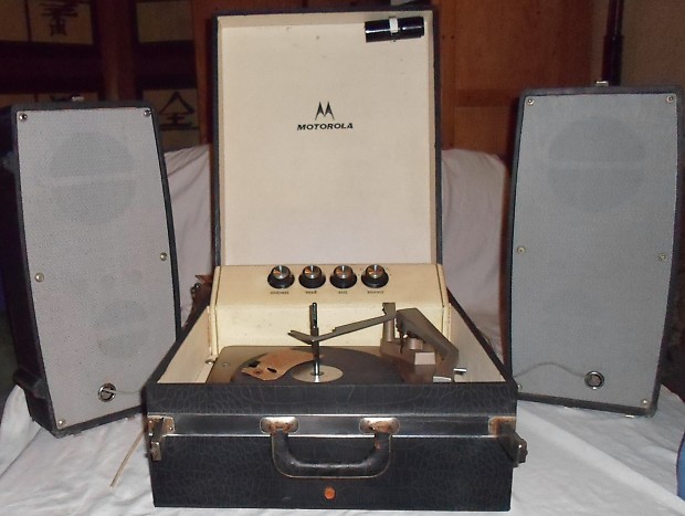 Vintage Motorola Hi-Fidelity Stereophonic Record Player Model | Reverb