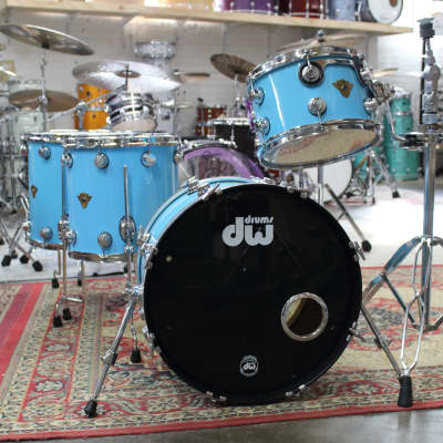 DW Classics Series 4-Piece Drum Kit - Blue Lacquer | Reverb