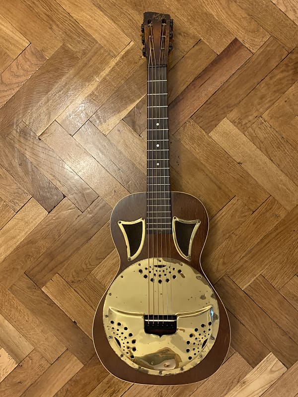 (Rare) May Bell Resonator 20s/30s vintage parlor | Reverb