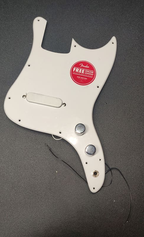 Fully Loaded Squier Bronco White Pickguard | Reverb