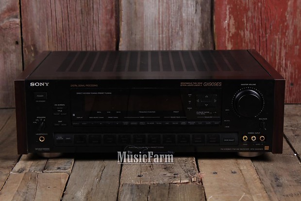 Sony STR-GX909ES Stereo FM AM Audio Video Receiver Control | Reverb