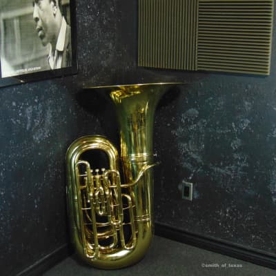 Conn 25J Tuba BBb 4-Valve Short Action Straight Bell | Reverb