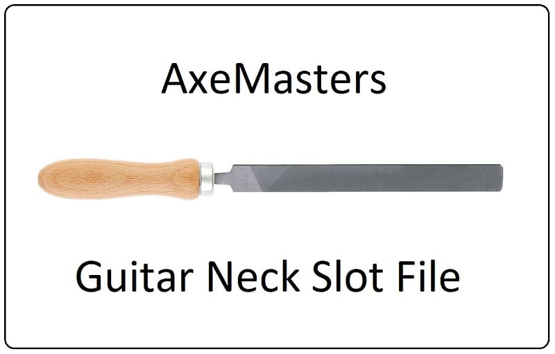 AxeMasters NECK SLOT FILE - 3/32" thickness - flattens curved | Reverb