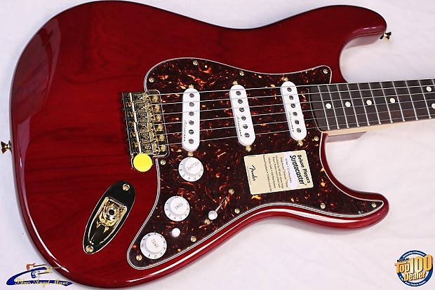 Fender Deluxe Players Strat, Crimson Red Transparent, NEW!!! | Reverb