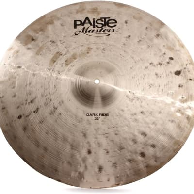 Paiste Masters Dark Flat Ride - 20-inch Bundle with | Reverb