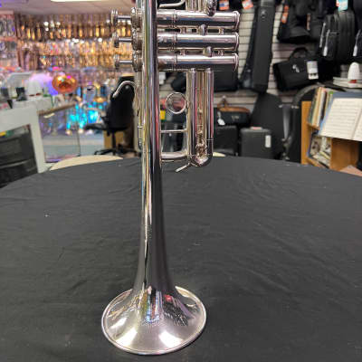 Silver Plated Vincent Bach 229 Large Bore ‘C’ Trumpet 25H | Reverb