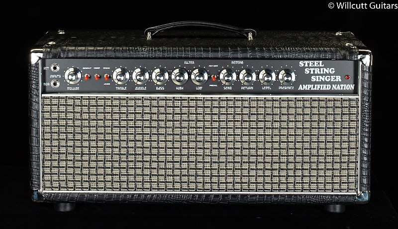 Amplified Nation Steel String Singer 50W Head Black Croc - | Reverb
