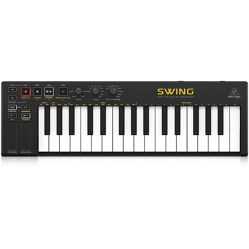 Behringer SWING 32-Key USB MIDI Controller Keyboard with | Reverb