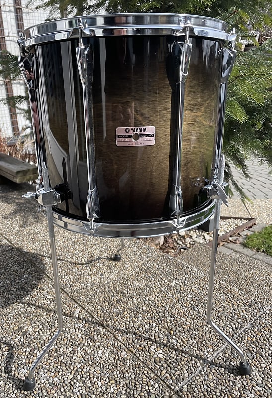 Yamaha Recording Custom floor tom 15x13", Black Sunburst | Reverb