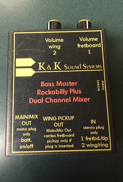 K&K Sound Systems Bass Master Rockabilly Plus Dual Channel | Reverb