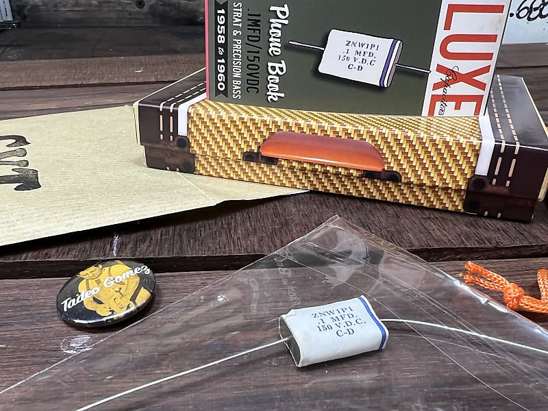 1958-1961 Phone Book Capacitor Pre CBS specs Wax Impregnated | Reverb