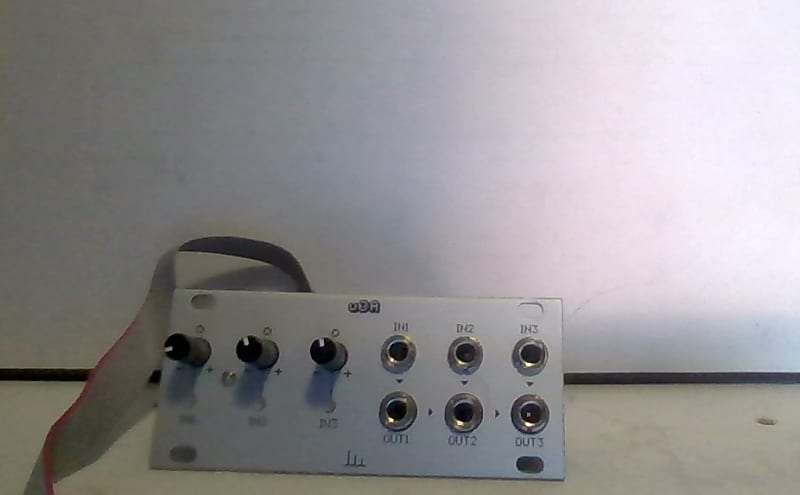 Transient Modules u3A Triple Attenuverter - 1U - Silver | Reverb