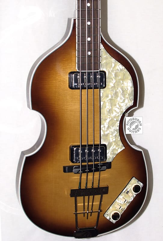 New Hofner H500/1-64-O 1964 Reissue Beatle Bass, Sunburst, | Reverb