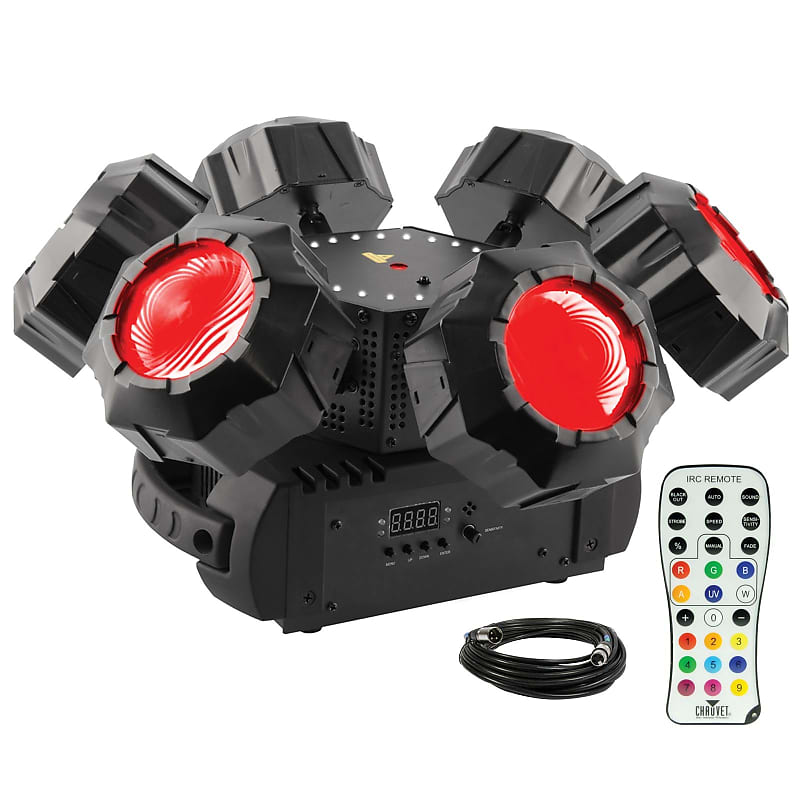 Chauvet DJ Helicopter Q6 Rotating Multi-Effect Light + | Reverb