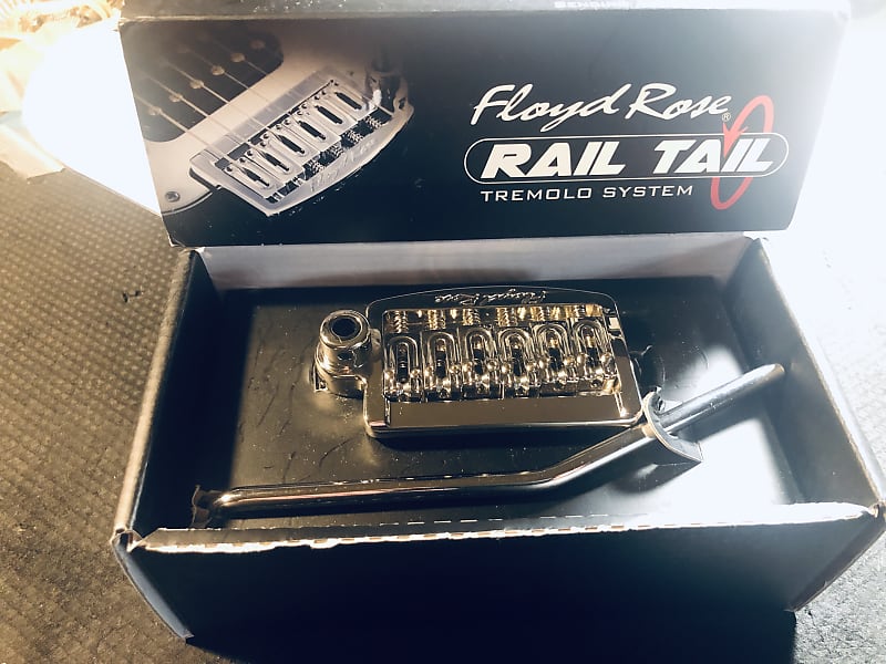 Floyd Rose Rail Tail Tremolo Chrome fits 6 point tremolo 2023 | Reverb
