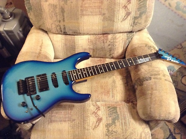 Dean Eighty Eight 1988 Blue Burst, Only $179.00 | Reverb