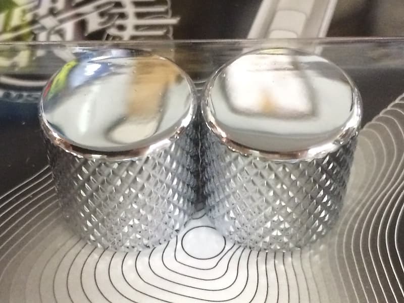 Mighty Mite Telecaster Style Knobs in Chrome | Reverb
