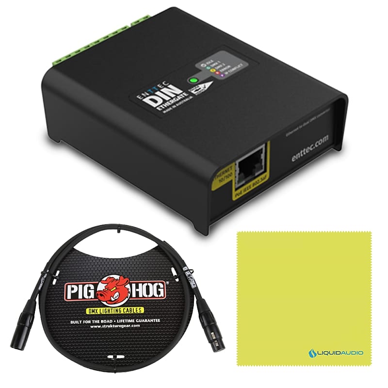 Mint Enttec 71030 DIN Ethergate POE Dual Universe Ethernet to | Reverb