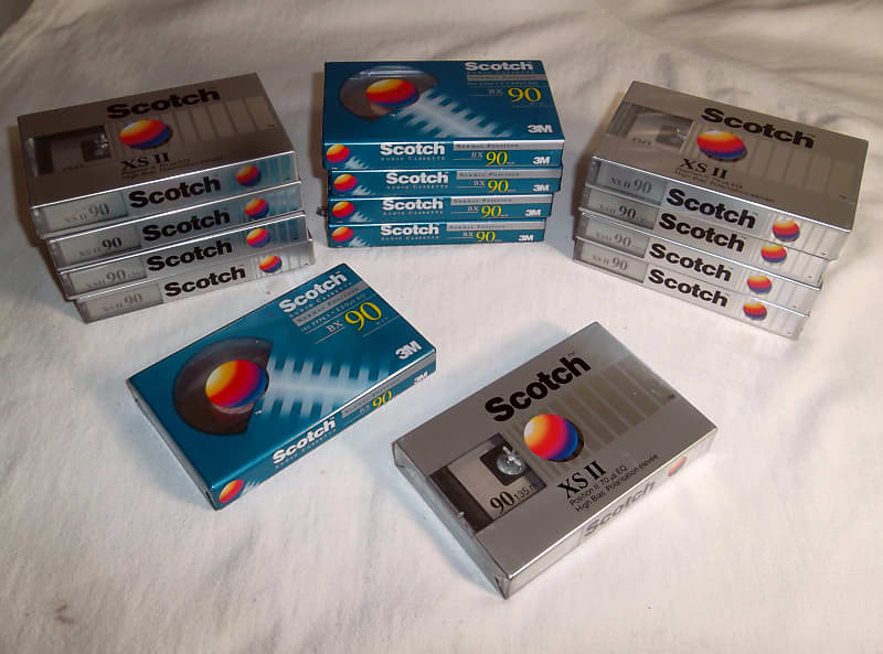 9-Scotch XS 90 (CR02) Type II High Bias and 5-Scotch BX-90 | Reverb