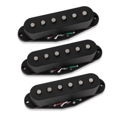 Seymour Duncan Hot Chicken Strat Stack pickup set - black | Reverb