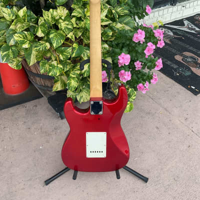 Baltimore Stratocaster Style Electric Guitar - Red | Reverb