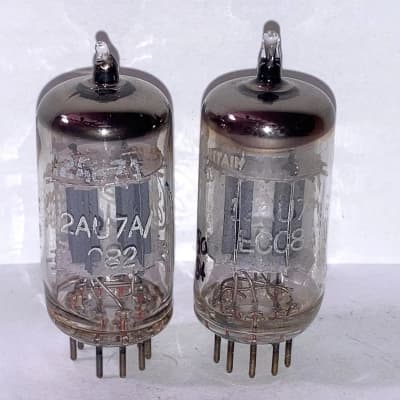 Philips Miniwatt Holland 12AU7 ECC82 Gf8 year 1965,matched | Reverb