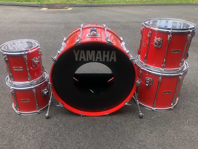Yamaha Recording custom 1988 Hot Rod Red | Reverb