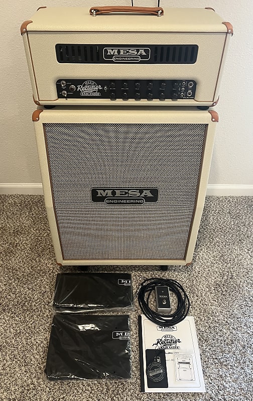 Mesa Boogie Custom Badlander 100 & 2x12V cab 2024 - Tan & | Reverb