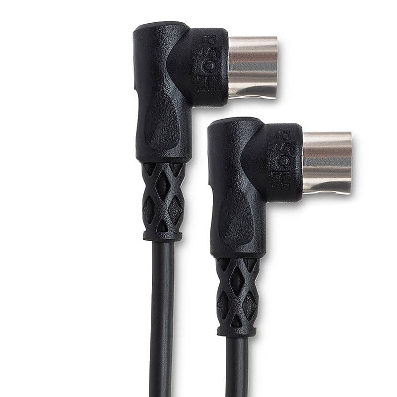 HOSA MID-305RR Right-angle MIDI Cable Right-angle 5-pin DIN | Reverb