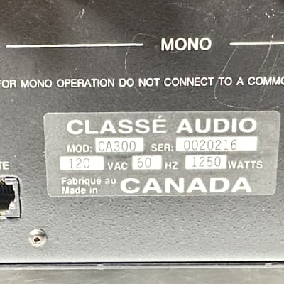 Classé CA-300 Stereo Power Amplifier | Reverb