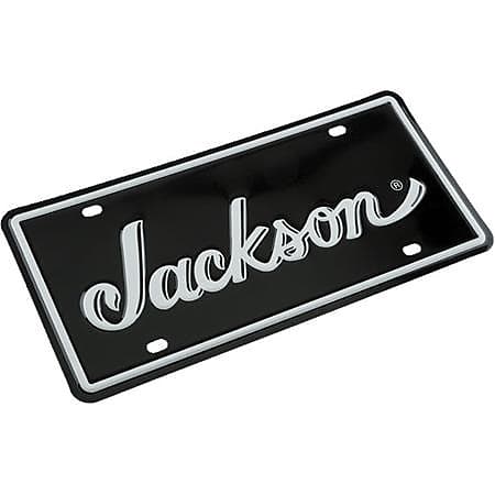 Jackson Logo License Plate Sign | Reverb Canada
