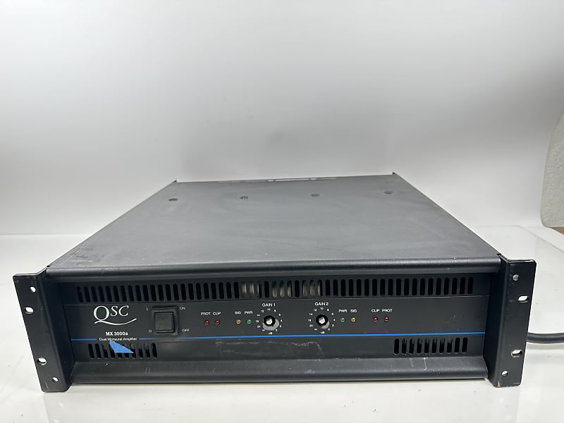 QSC MX3000A Stereo Power Amplifier Amp 1200W Per | Reverb Canada
