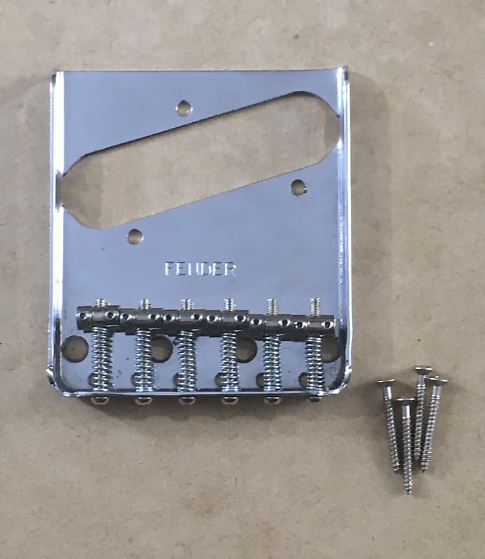 Super Rare Lefty Fender USA Vintage Spec Reissue Tele Bridge | Reverb