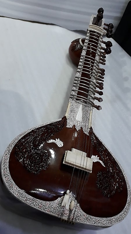left handed professional Sitar, best jawari work for | Reverb Canada