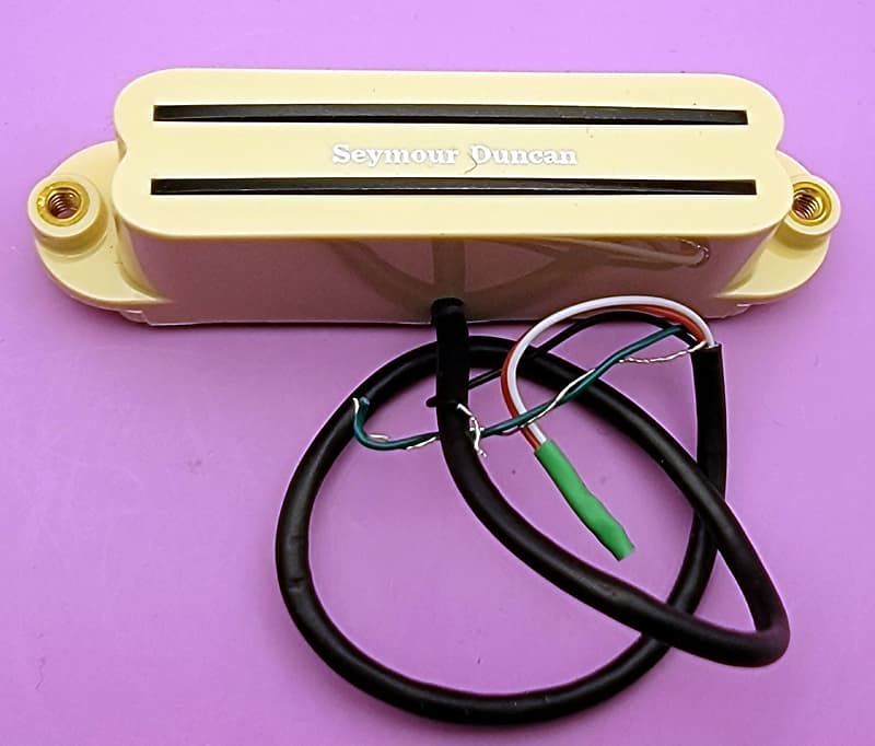 Seymour Duncan Strat Hot Rails (Neck/Middle) Cream 2020s | Reverb