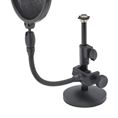 Samson Desktop Mic Stand Metal Pop Filter Bundle | Reverb
