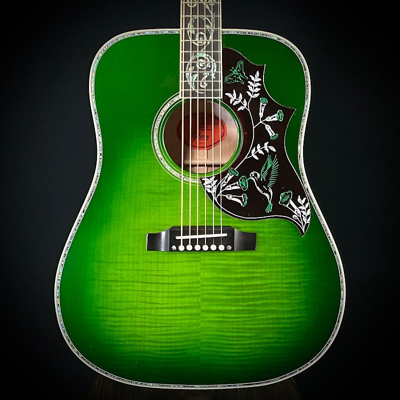 Gibson Hummingbird Ultima Exclusive - Emerald Green | Reverb