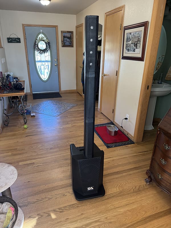 Tower1 - Powered Portable Column Array PA System - 4x3 Column | Reverb