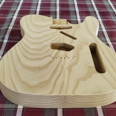Woodtech Routing 2 pc Catalpa Telecaster Body - Unfinished | Reverb