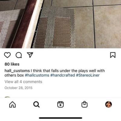 Hall Custom Guitars Stereoliner 2015 - Natural, | Reverb