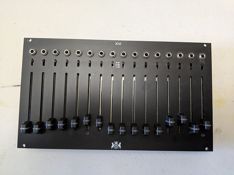 Michigan Synthworks XVI 16 Channel CV/MIDI/I2C Eurorack Fader | Reverb