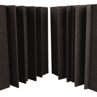 Acoustic Foam Bass Traps (8 Pack) Soundproof Fireproof Corner | Reverb