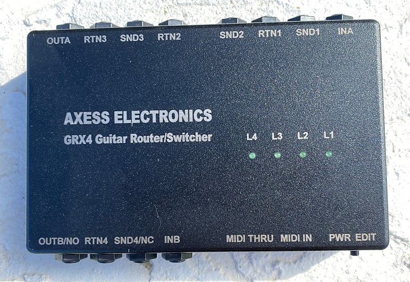 Axess Electronics GRX4 Guitar Router/Switcher | Reverb