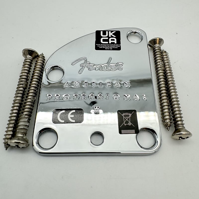 Fender American Professional II Contour Neck Plate Mint/New | Reverb