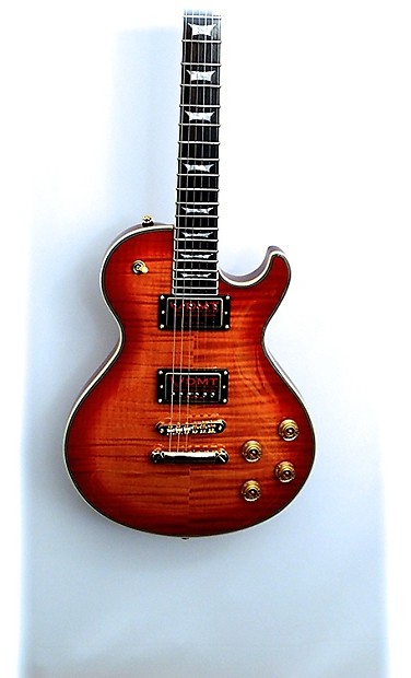 Dean Custom Thoroughbred Deluxe Trans Cherry Sunburst #10 of | Reverb