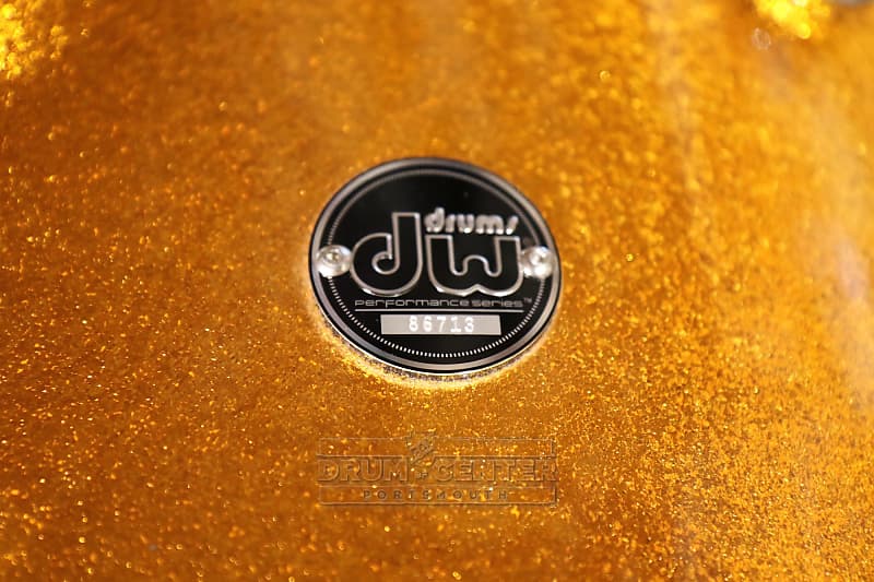 DW Performance 4pc Drum Set Gold Sparkle | Reverb