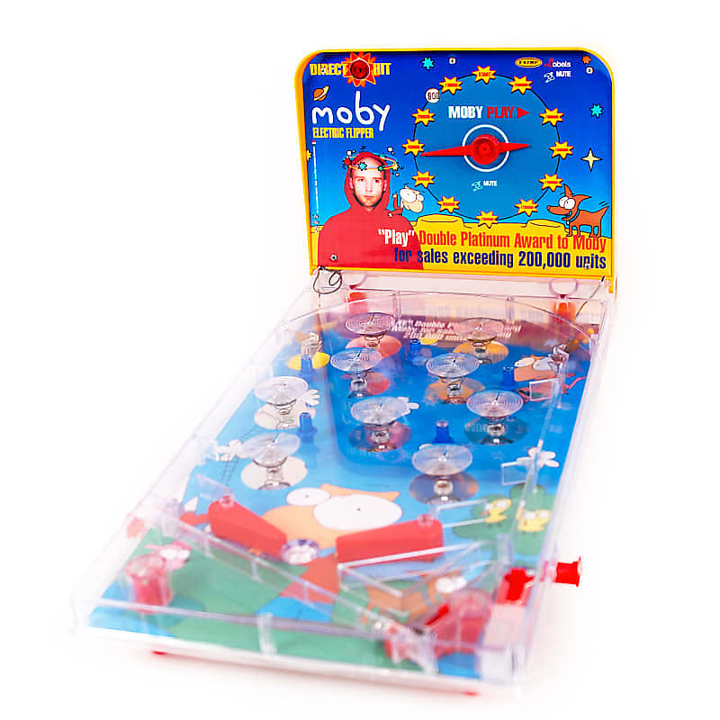 Moby Electric Flipper Pinball Game Owned By Moby | Reverb Australia