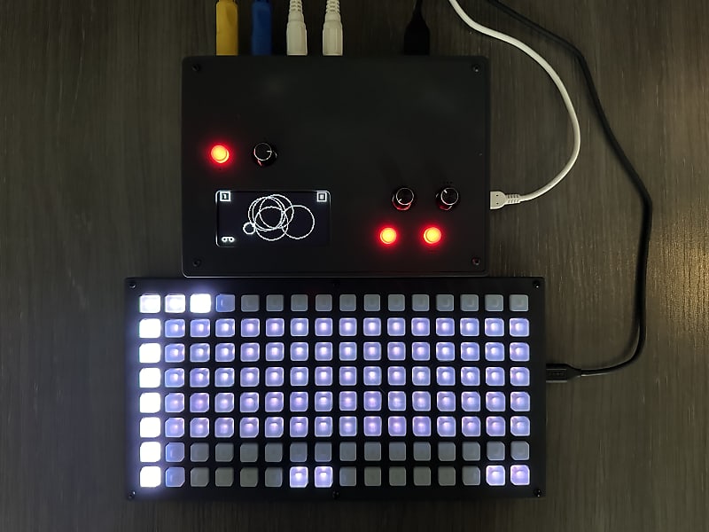 Monome Norns Shield EX & Grid 128 2023 - Black | Reverb